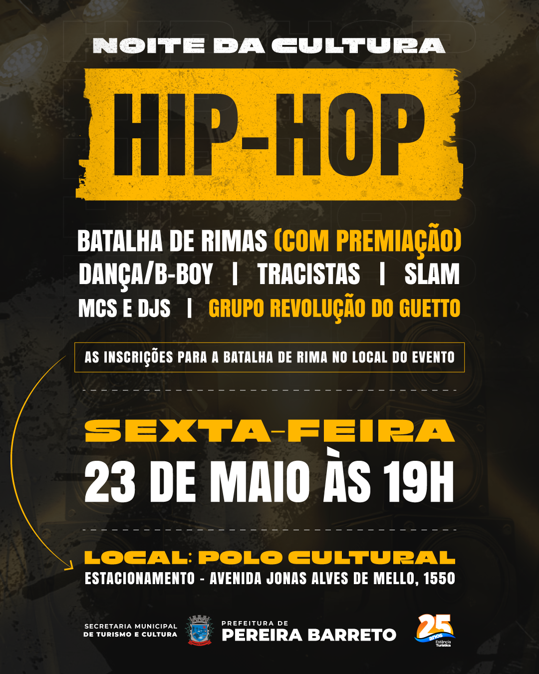 Pereira Barreto recebe a "Noite da Cultura Hip Hop" com batalhas de ...